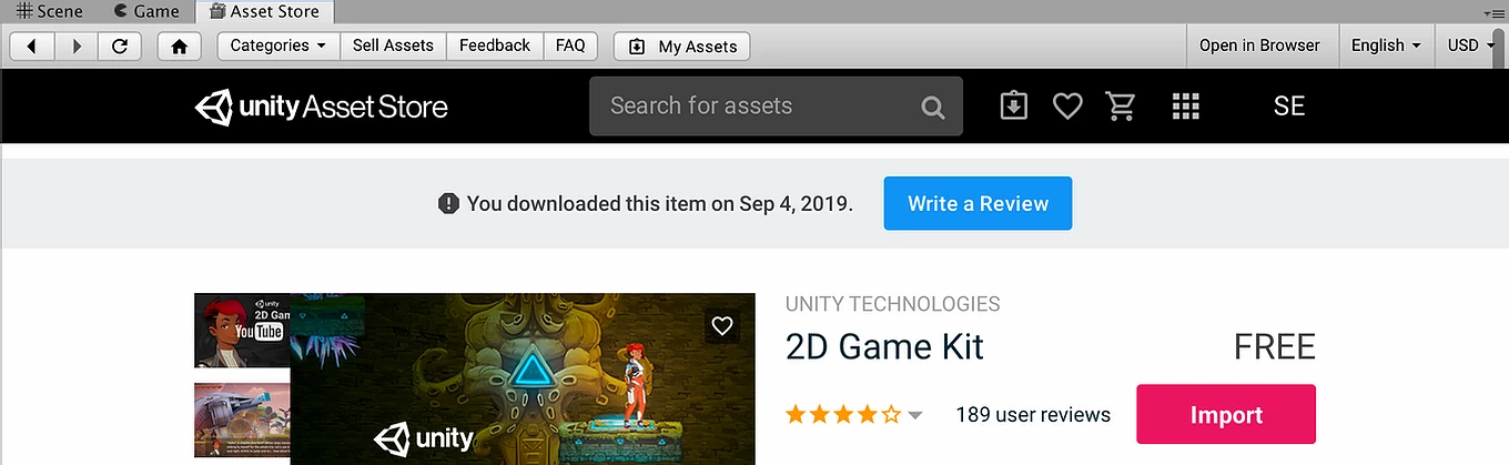 2D Game Kit Automation Tutorial